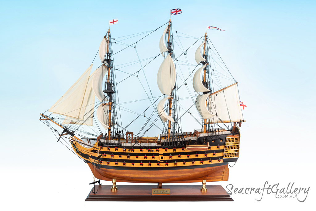 HMS Victory Model Ship for Sale 75cm | Seacraft Gallery - Sydney