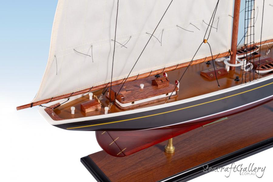 Bluenose Schooner Painted Wooden Model Ship for Sale Australia